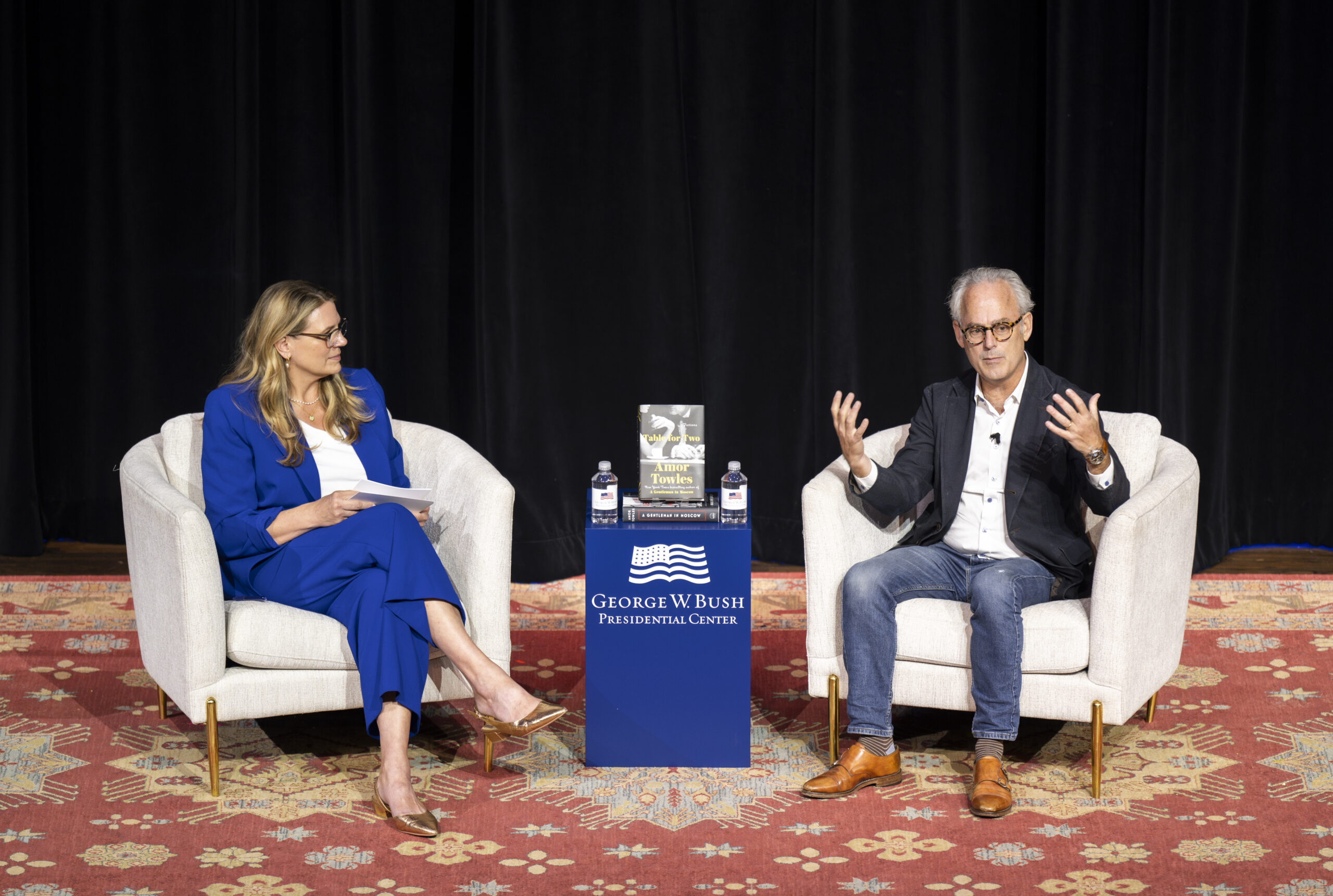 Laura Bush Book Club with Author Amor Towles | Bush Center