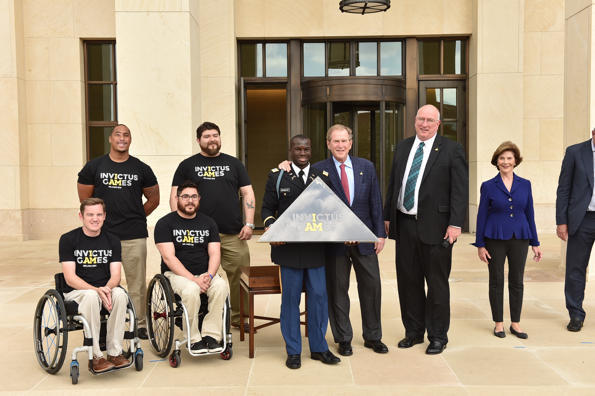 Invictus Games Flag Tour Visits Bush Institute | George W. Bush ...
