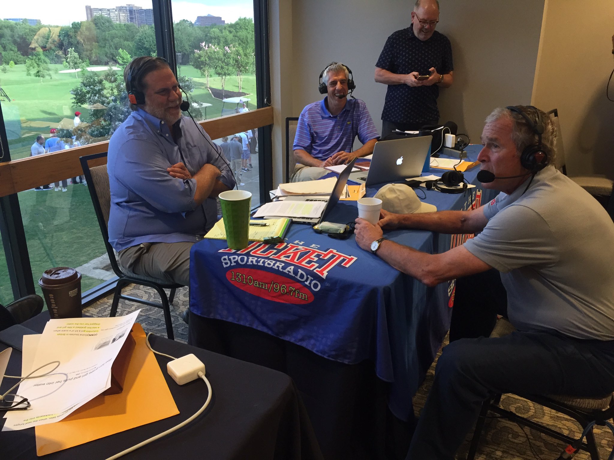 President Bush with the Musers on the Ticket | George W. Bush ...