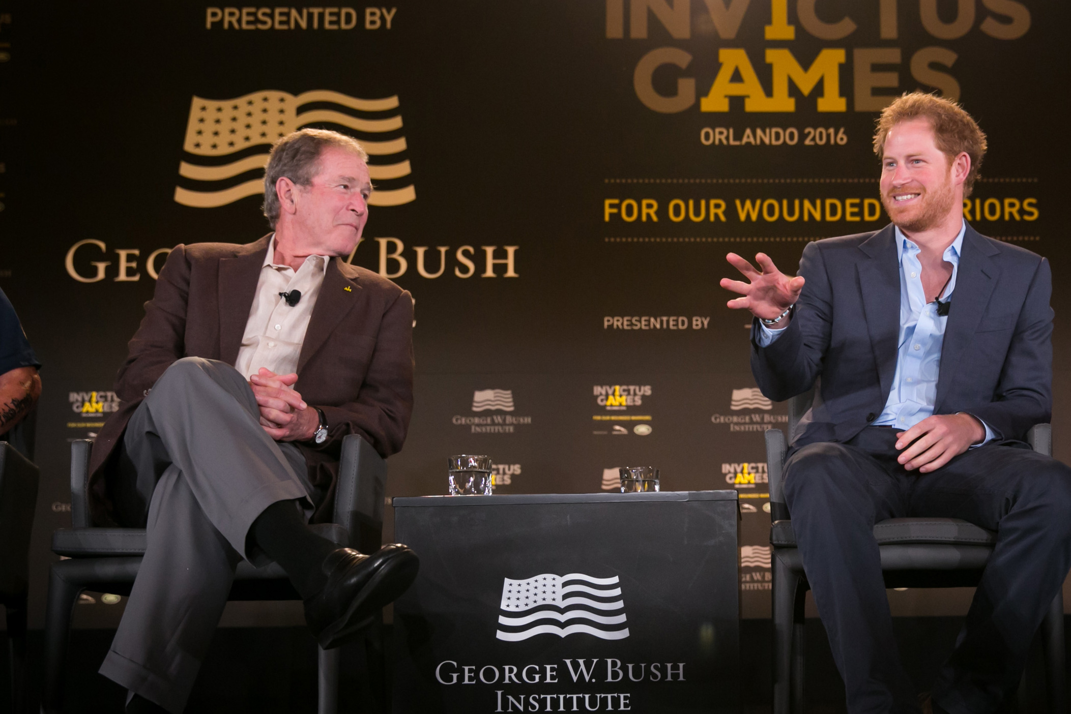 President Bush and Prince Harry Issue International Call to Address the ...