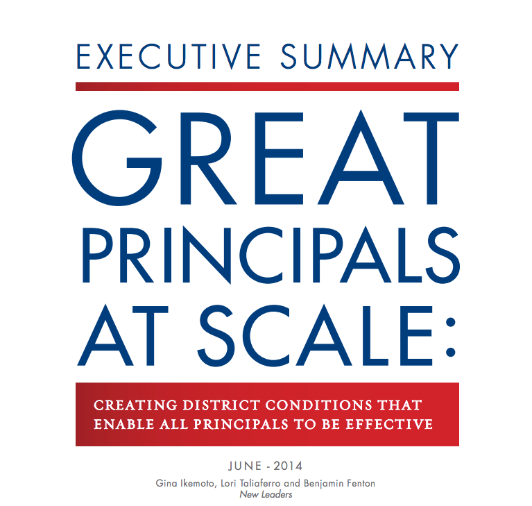 Great Principals at Scale [Executive Summary] | George W. Bush ...