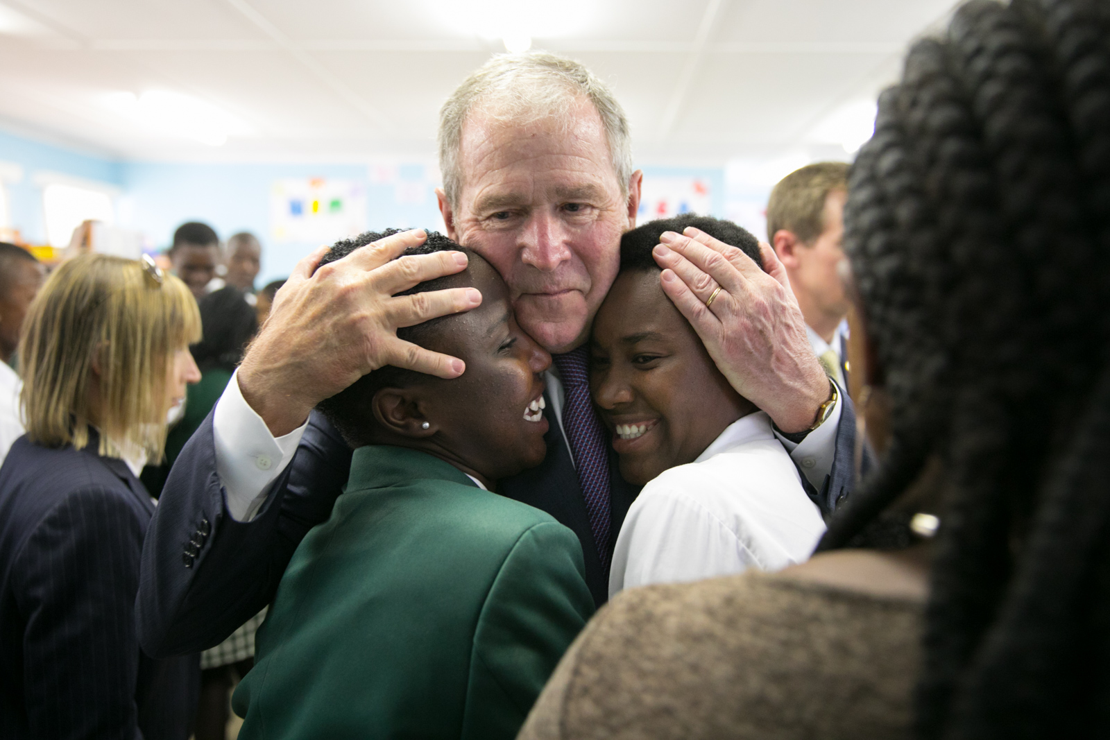George W. Bush’s Africa Photo Album Puts Smiling Faces To His Blunt ...