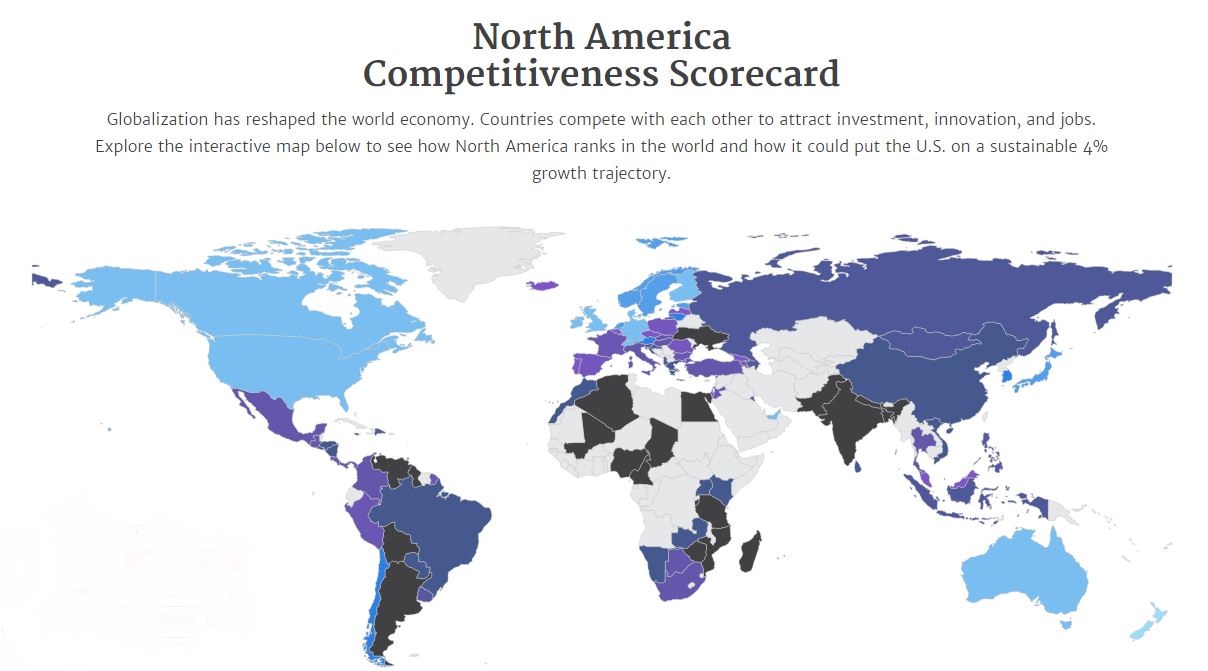 Bush Institute Launches a North America Competitiveness Scorecard